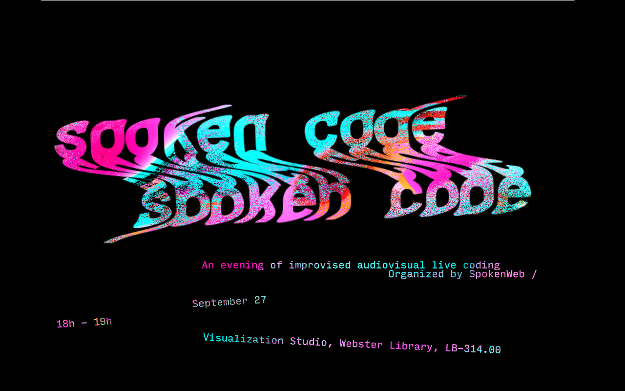 Spoken Code Spokenweb